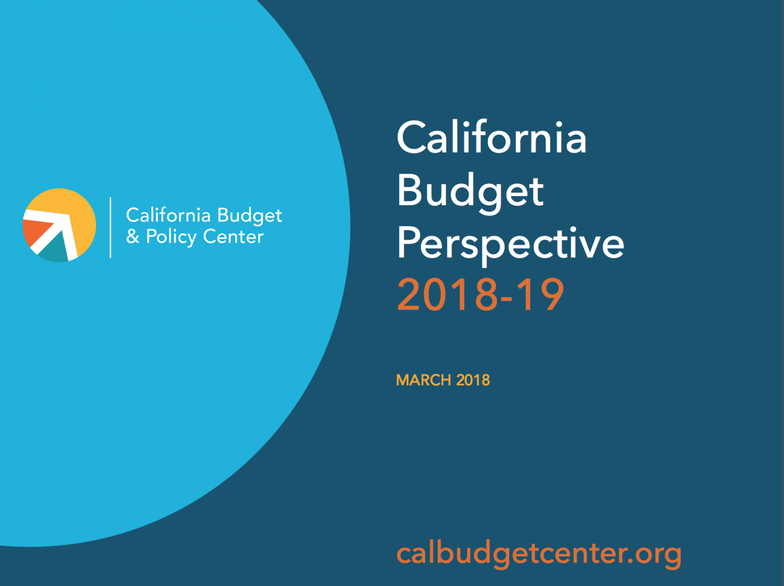 California Budget Perspective 2018-19 - California Budget & Policy Center