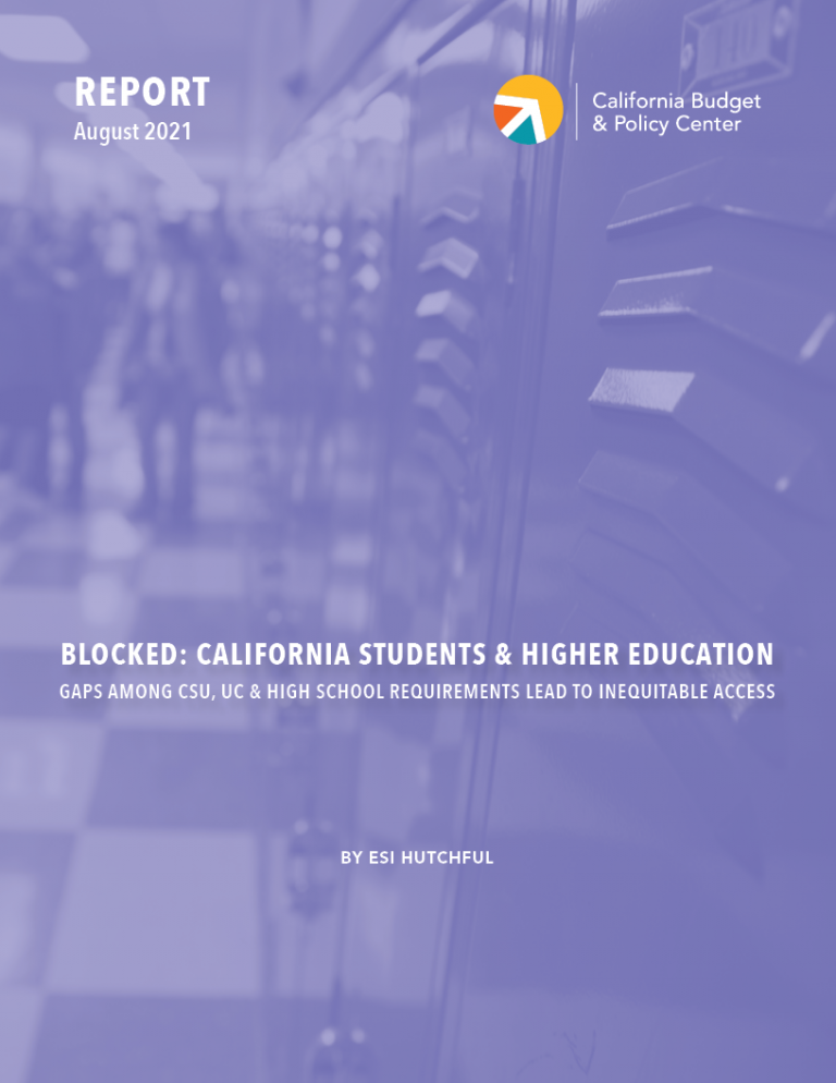 Blocked: California Students & Higher Education - California Budget ...
